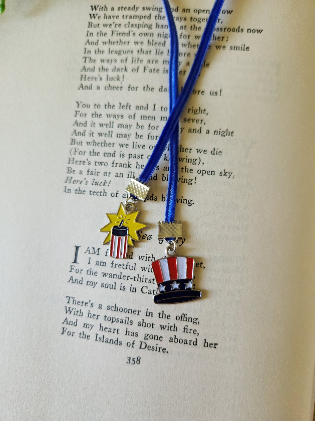 4th of July, Bookmark, Independence Day, Patriotic, USA, Fireworks ...