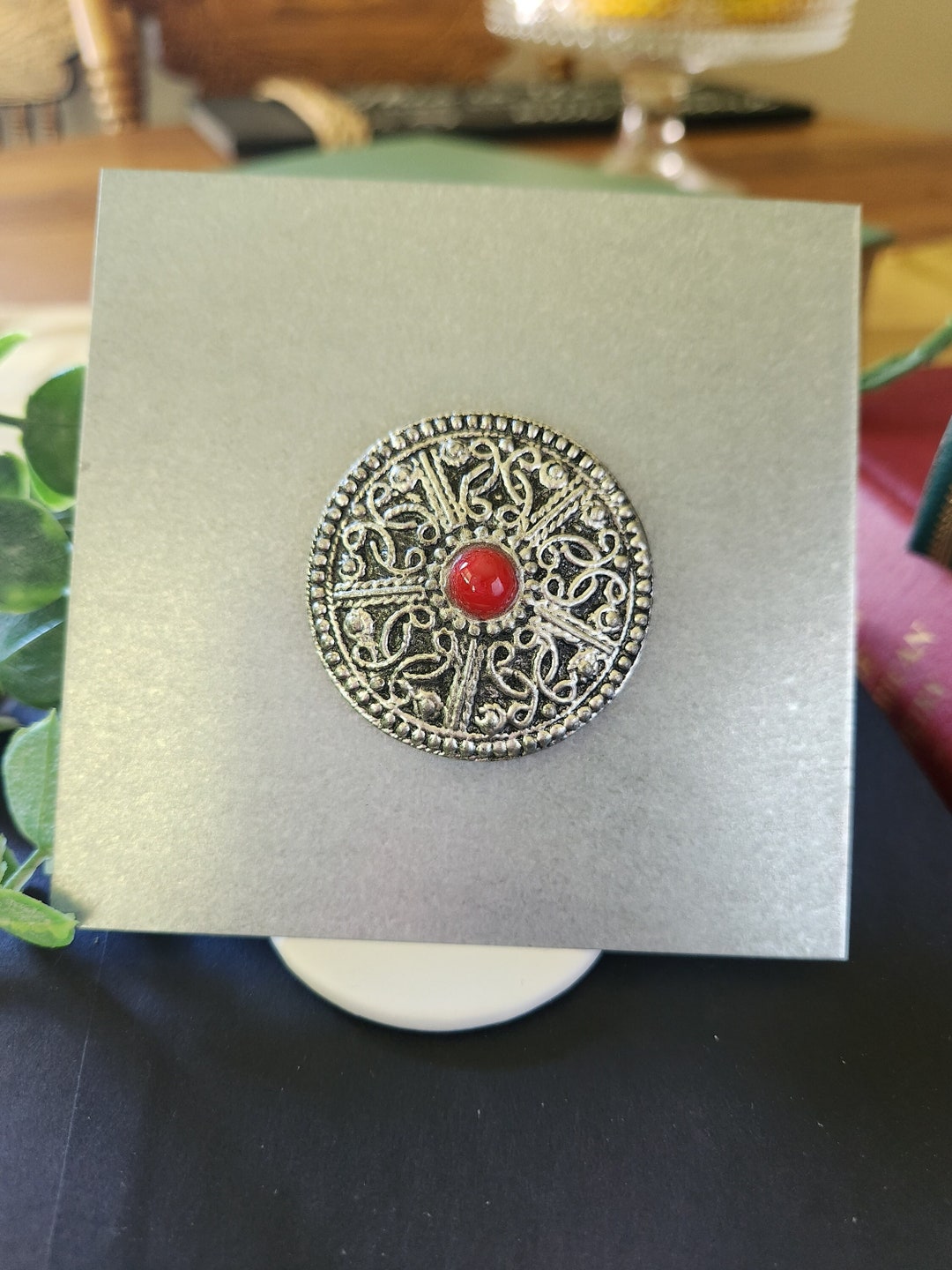 Vintage Brooch Magnet | Filigree Jewelry | Office Supplies | Kitchen ...
