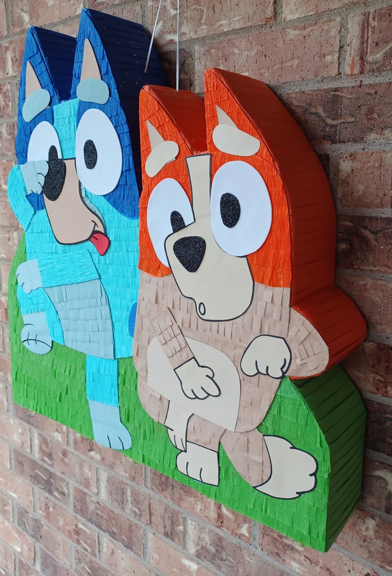 Bluey and Bingo Piñata - Etsy