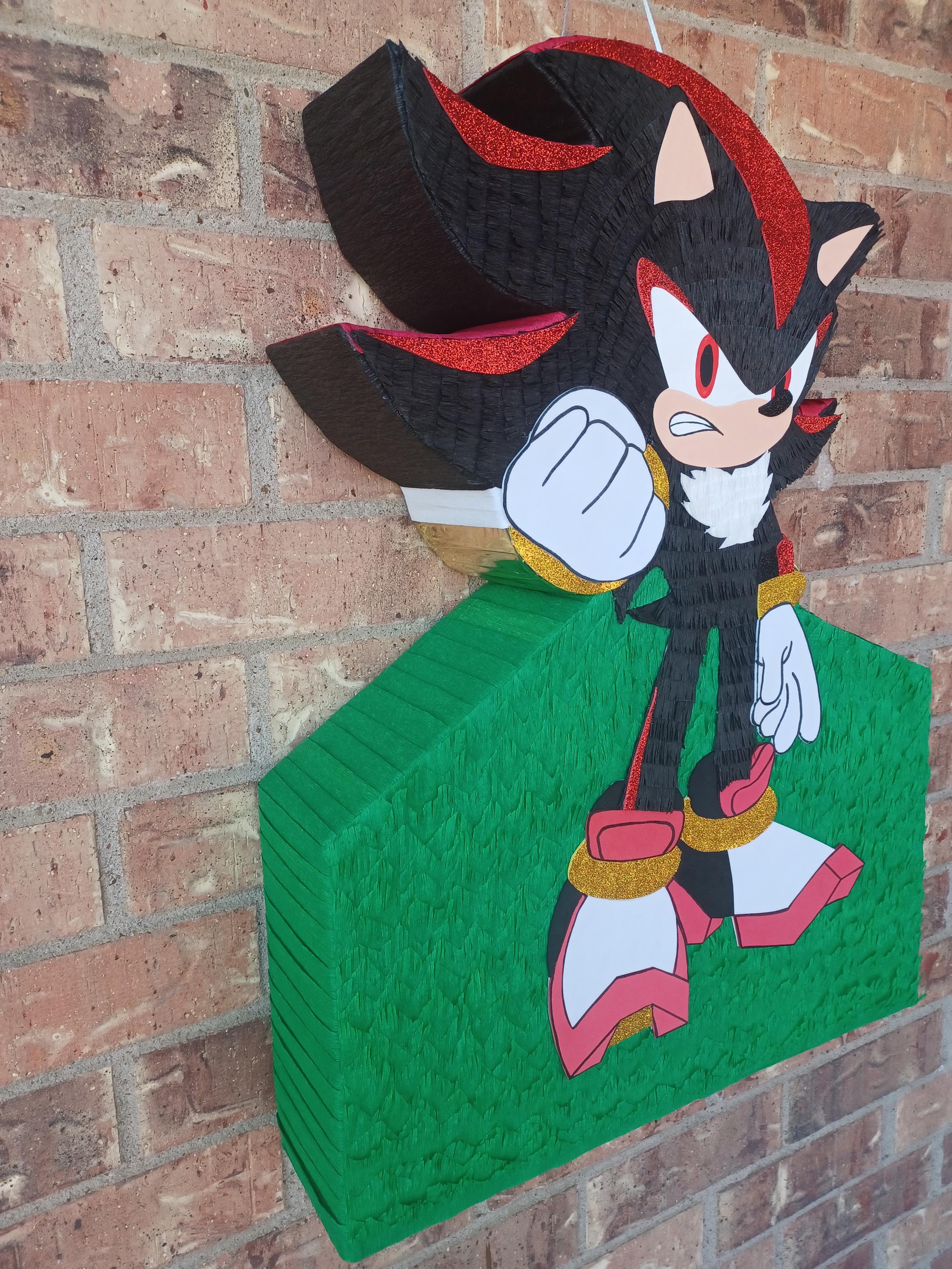 Shadow (sonic) Piñata - Etsy