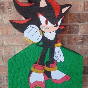 Shadow (sonic) Piñata - Etsy