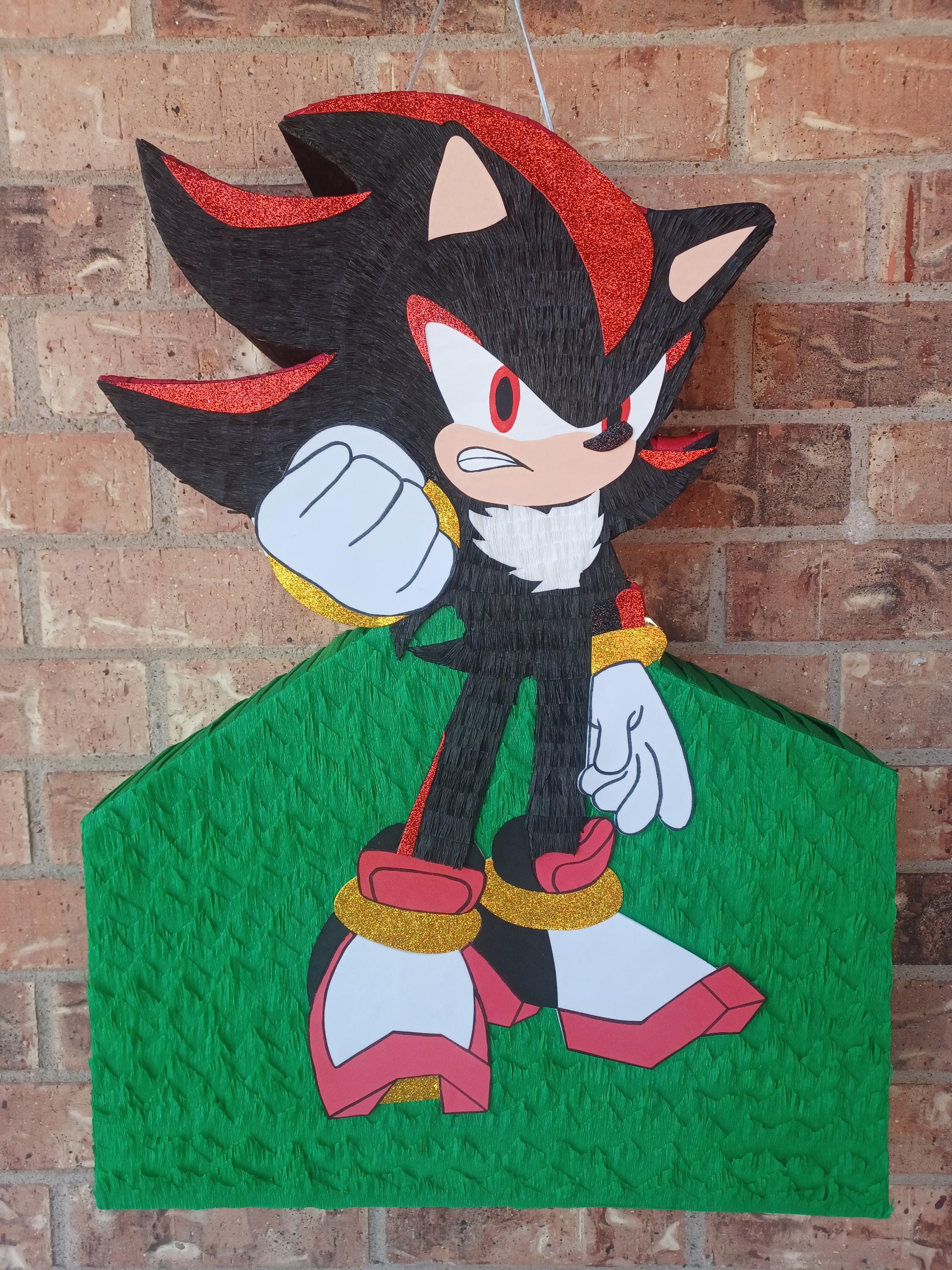 Shadow (sonic) Piñata - Etsy