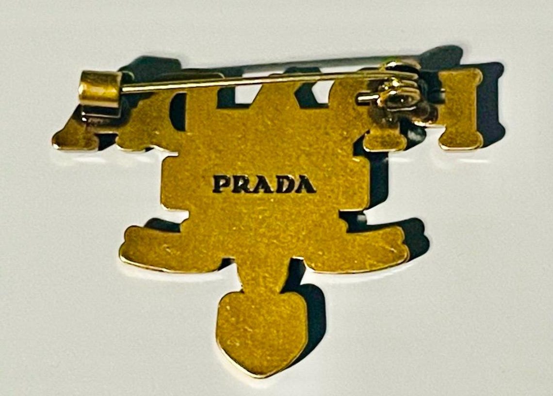 Vintage Prada Brooch - Etsy UK