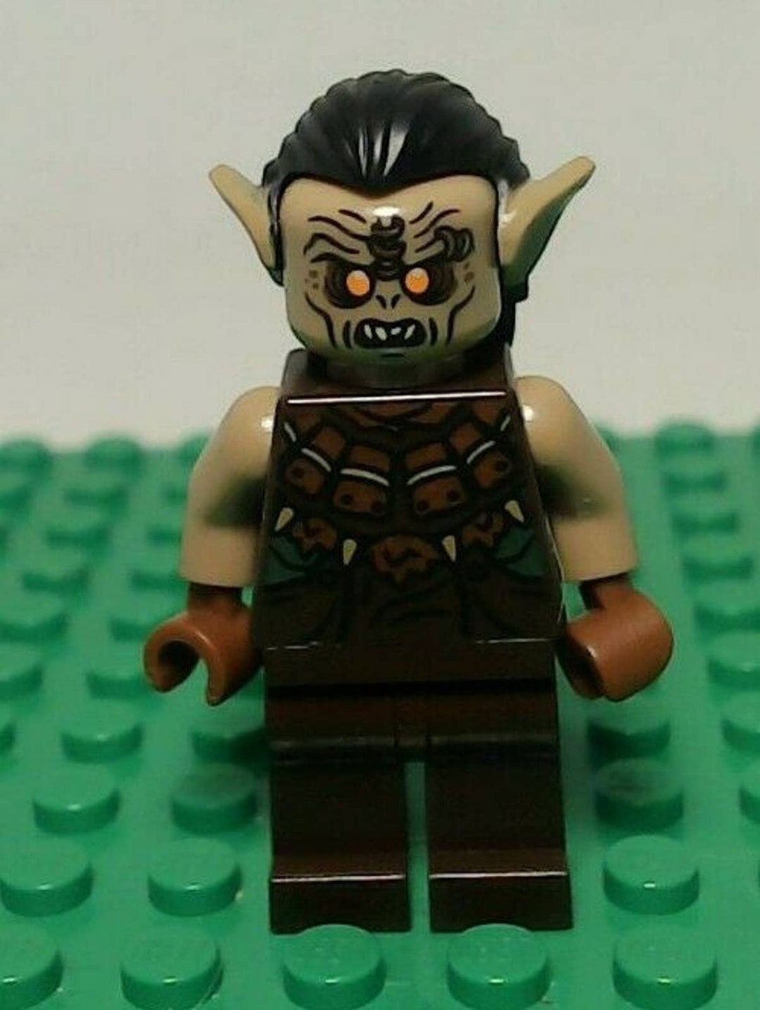 Lego Mordor Orc 9476 Dark Tan The Lord Of The Rings Minifigure Etsy