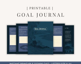 Goal Setting Workbook | Self Care Journal | Step-by-step Goal Setting ...