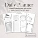 Printable Daily Productivity Planner doodle Theme - Etsy