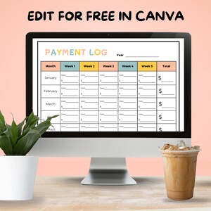 Daycare Payment Log, Daycare Forms, in Home Daycare Payment Record ...