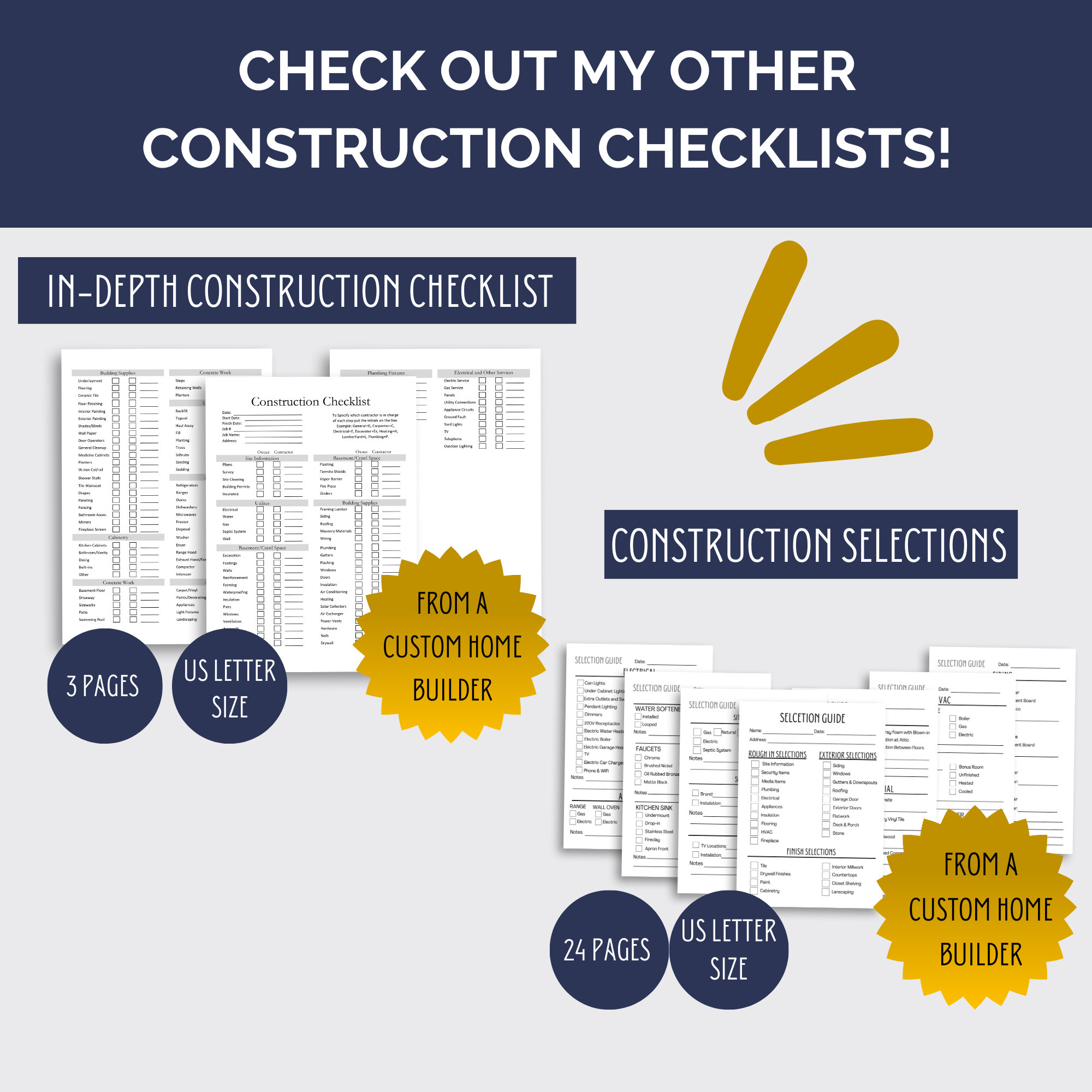 Home Construction Selections & Warranty Binder, Room by Room Home ...