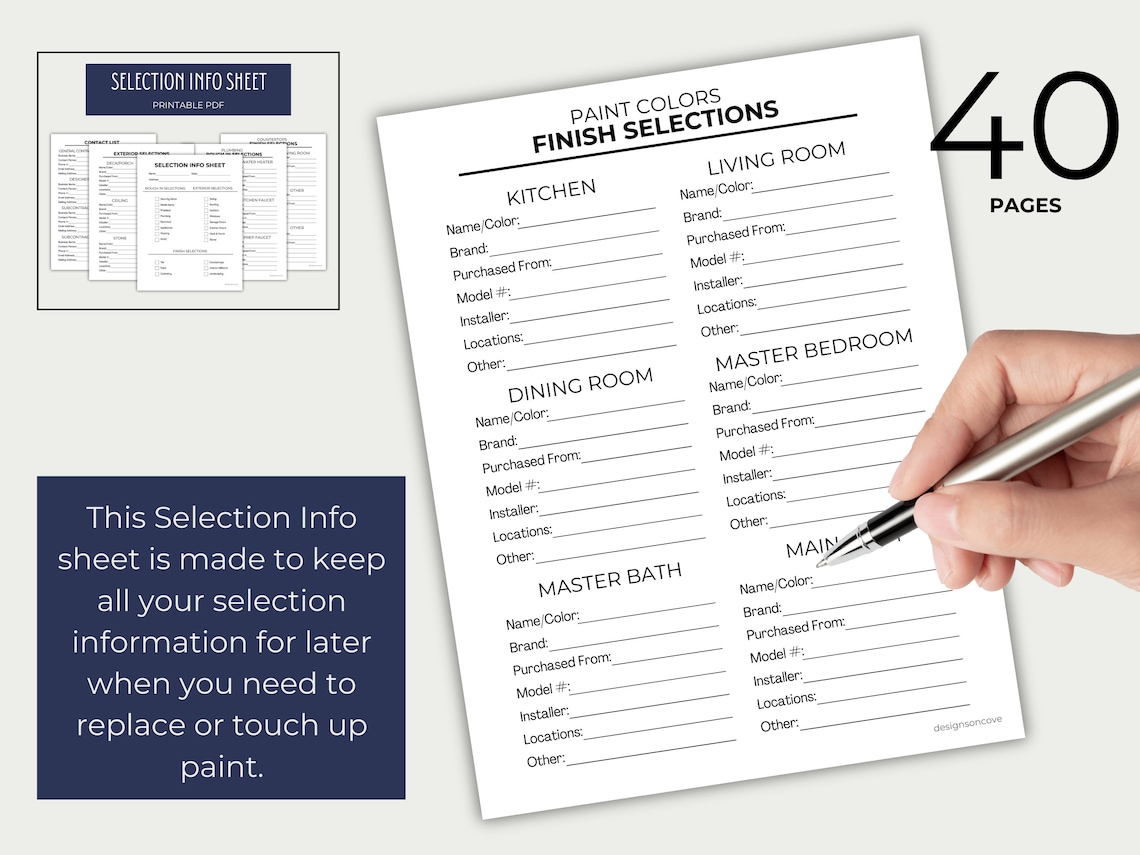 Ultimate Construction Checklist Bundle PDF, Construction Selections ...