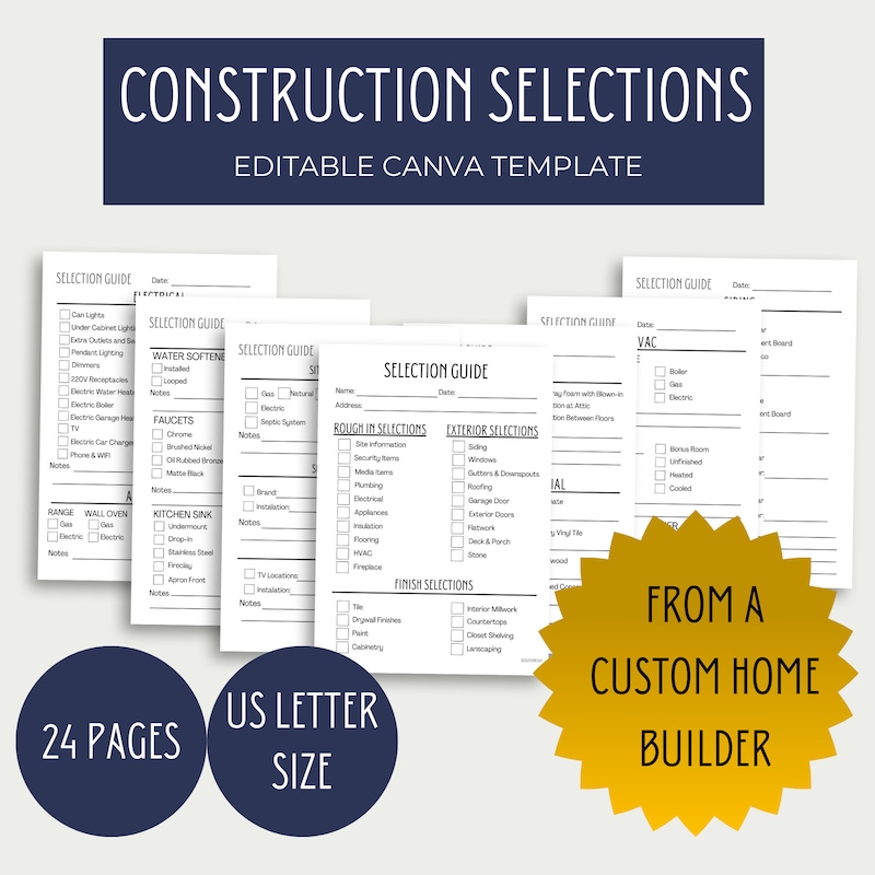 Construction Bid Template - Etsy