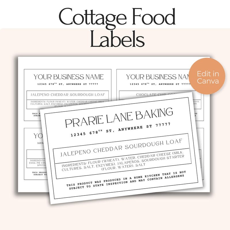 Bakery Labels - Etsy