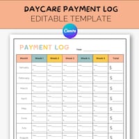 Daycare Daily Report Printable: Child Care Log (PDF Download) - Etsy