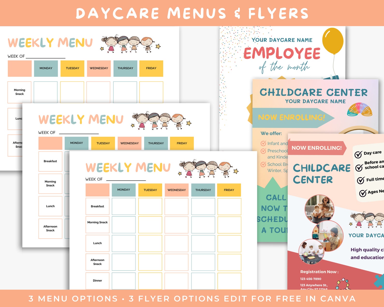 Editable Daycare Forms BUNDLE, in Home Daycare Starter Kit, Childcare ...