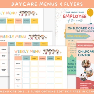 Editable Daycare Forms BUNDLE, in Home Daycare Starter Kit, Childcare ...