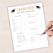 Editable Graduation Gift Questionnaire, Printable All About Me Form ...