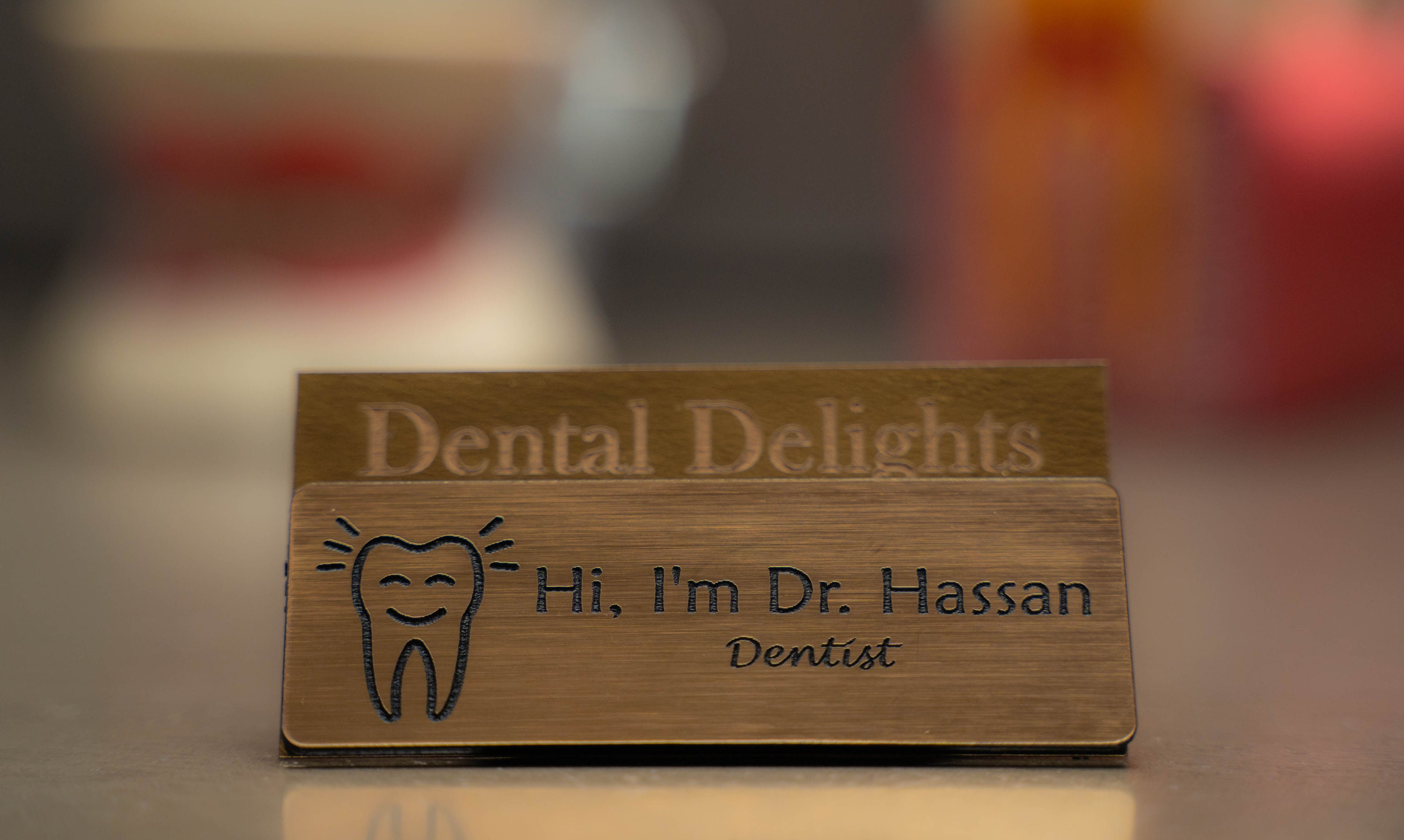 Custom Engraved Name Tags With Magnet - Etsy