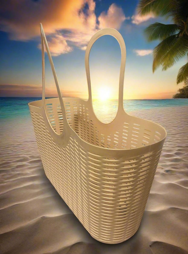 Versatile Plastic Tote Bag - Etsy