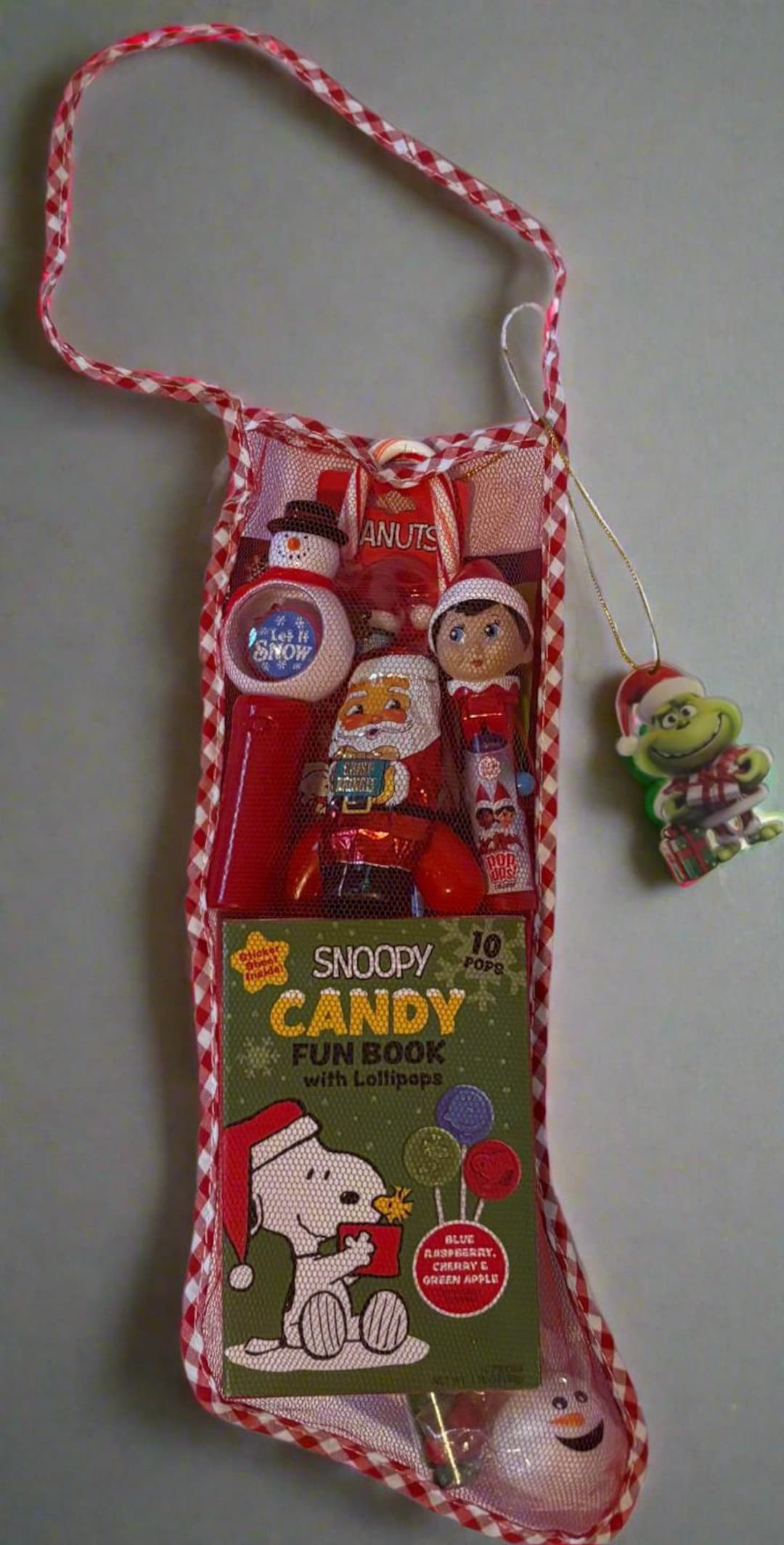 Christmas Candy Themed Filled Stocking! - Etsy