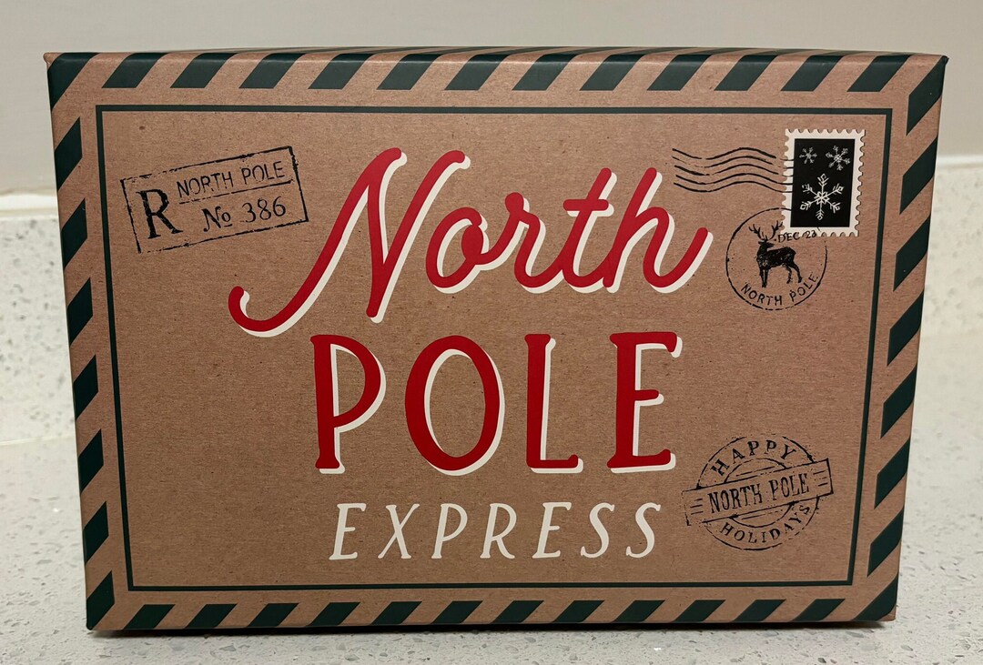 Large Card Board Gift Boxes! North Pole Express! A Special Delivery! - Etsy