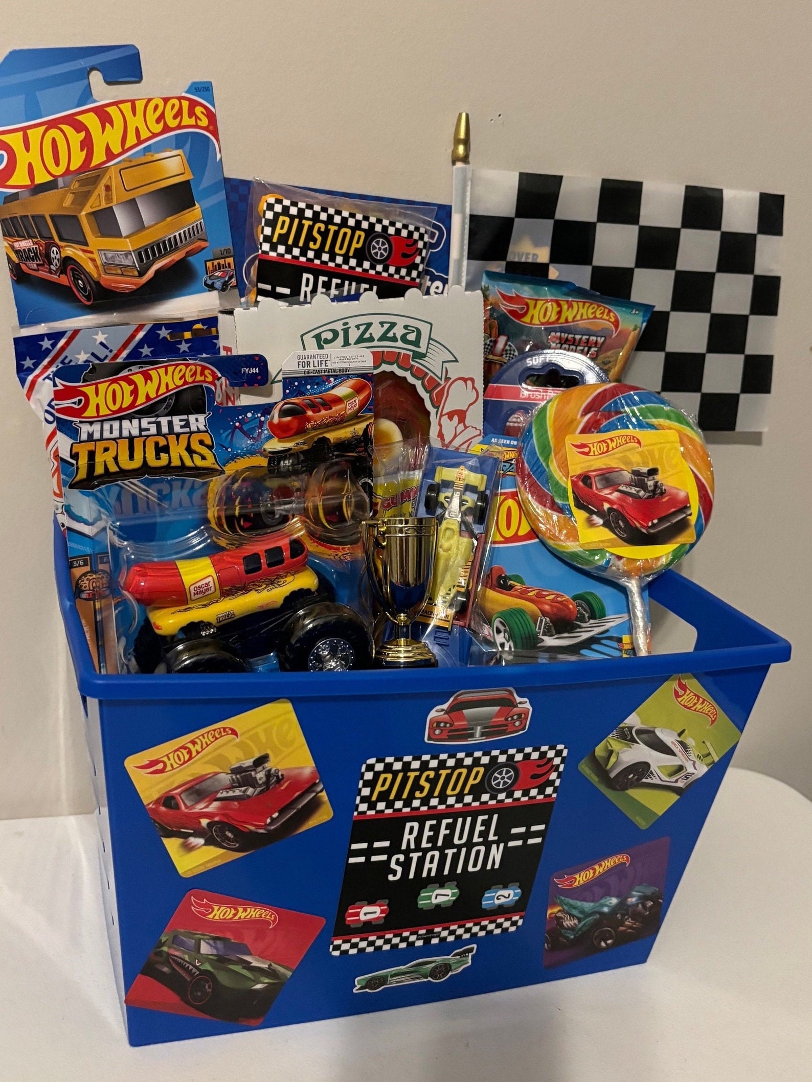 Hotwheel Gift Basket Set! - Etsy