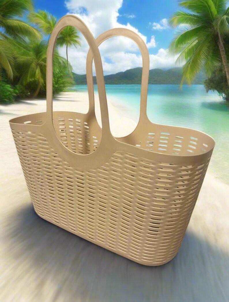 Versatile Plastic Tote Bag - Etsy