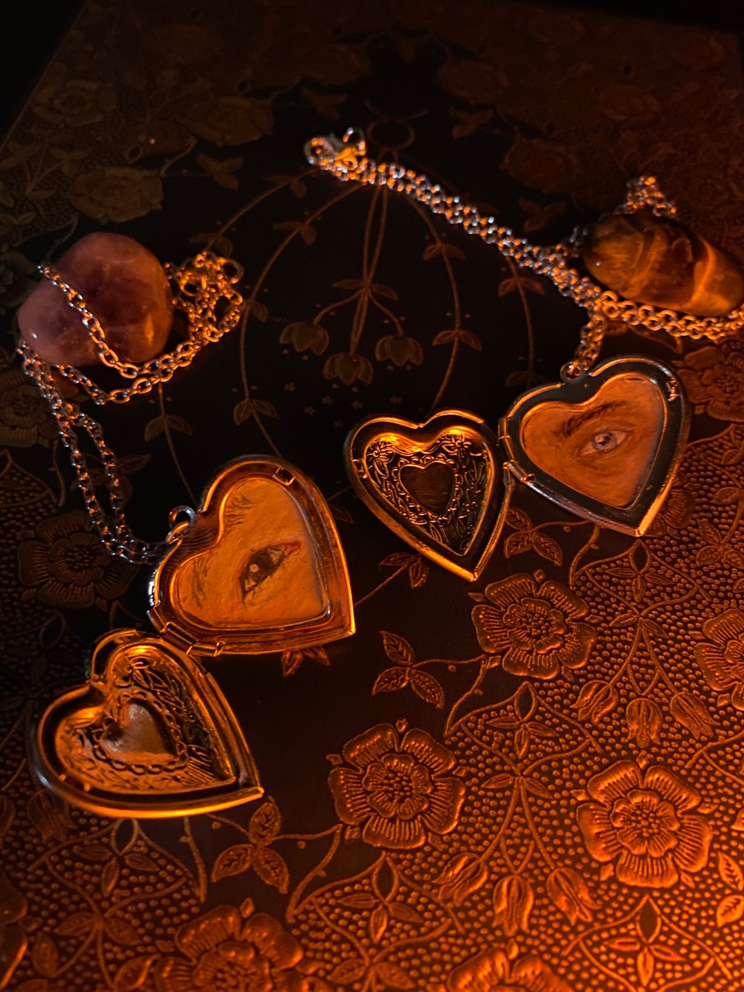 Custom Lover’s Eye Lockets - Etsy