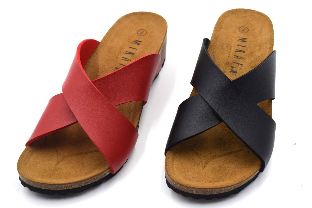 MIRAF Sandals, Vegan Sandals, Leather Sandals, Birkinstock Sandals ...