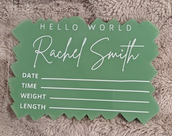 Hello World Sign Acrylic - Etsy