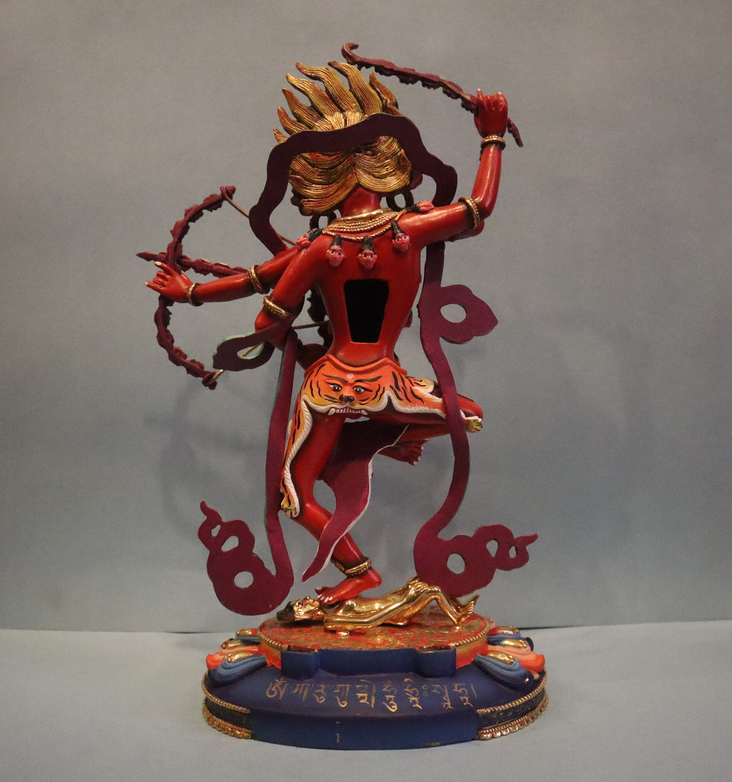 24k Gold Gilded Kurukulla Statue: Authentic Tibetan Red Dakini ...