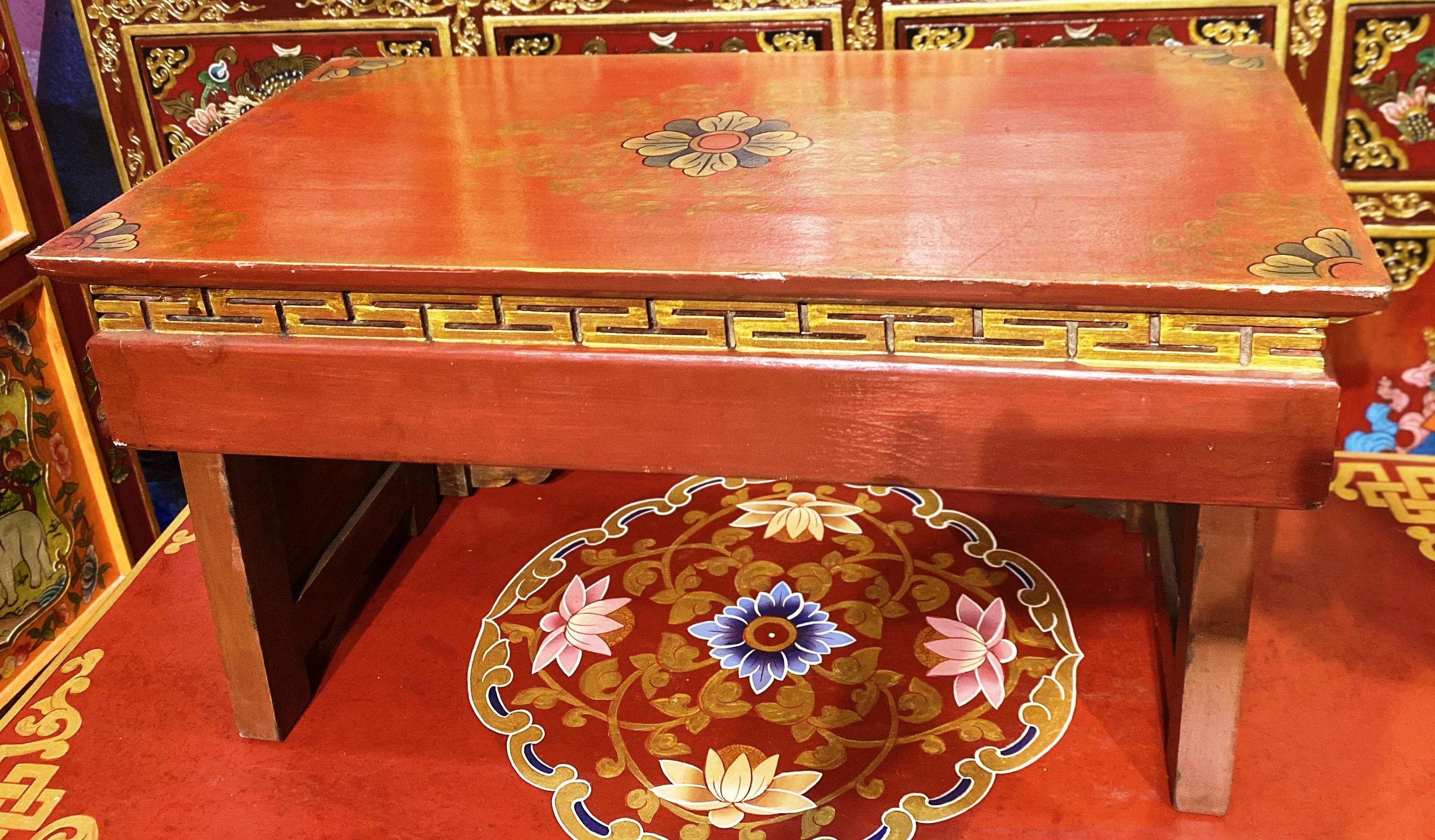 Handmade Tibetan Cheepu-faced Table Thangka Color Painted - Etsy