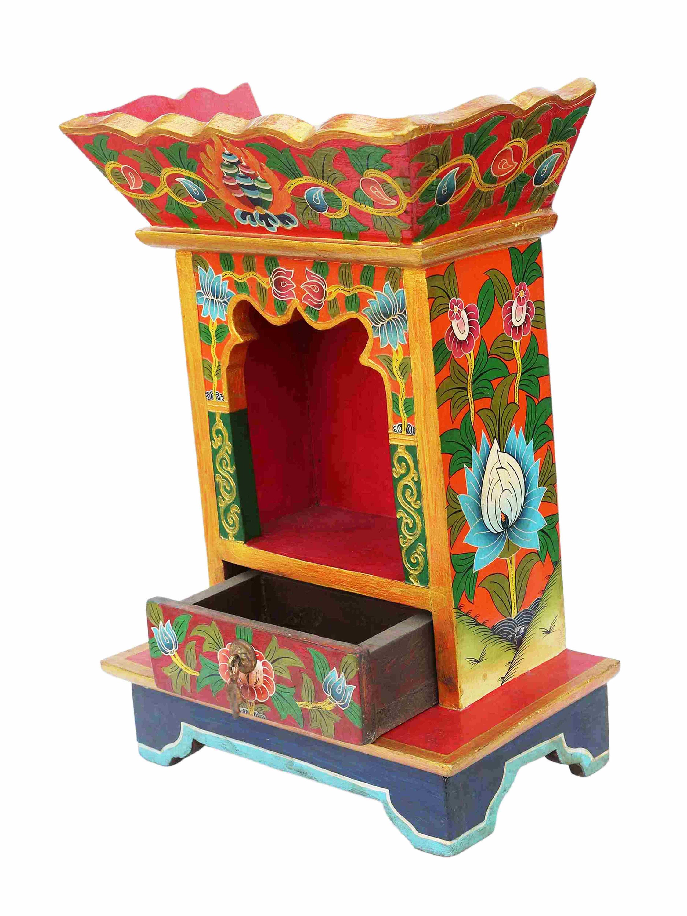36 Cm Handmade Traditional Tibetan Style Shrine Alter Box From - Etsy