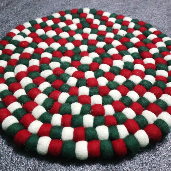 Felt Ball Rug - Etsy