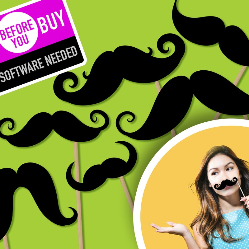 Mustache Photobooth - Etsy