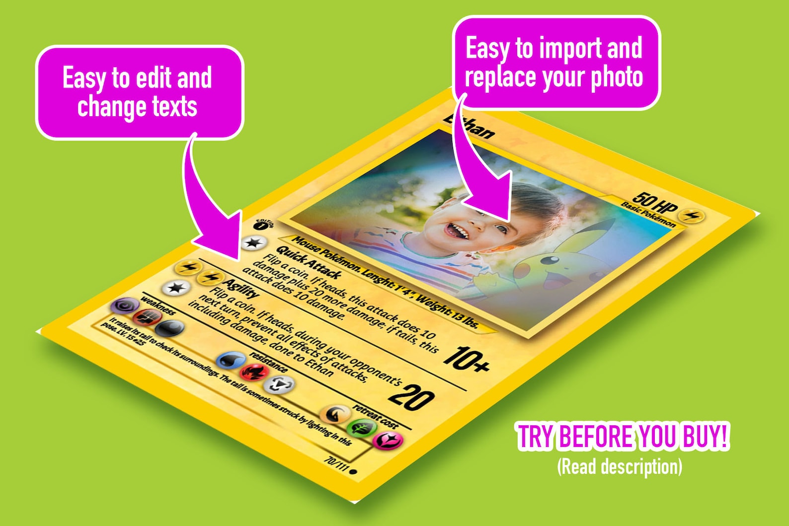 Pokemoncards Custom Pokemon Card Template - Create Your Own Pokemon ...