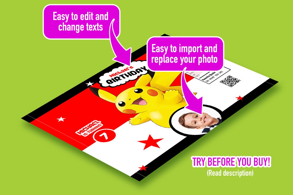 Pokemon Chip Bag Template Custom DIY Printable Chip or Candy Bag Ideal ...