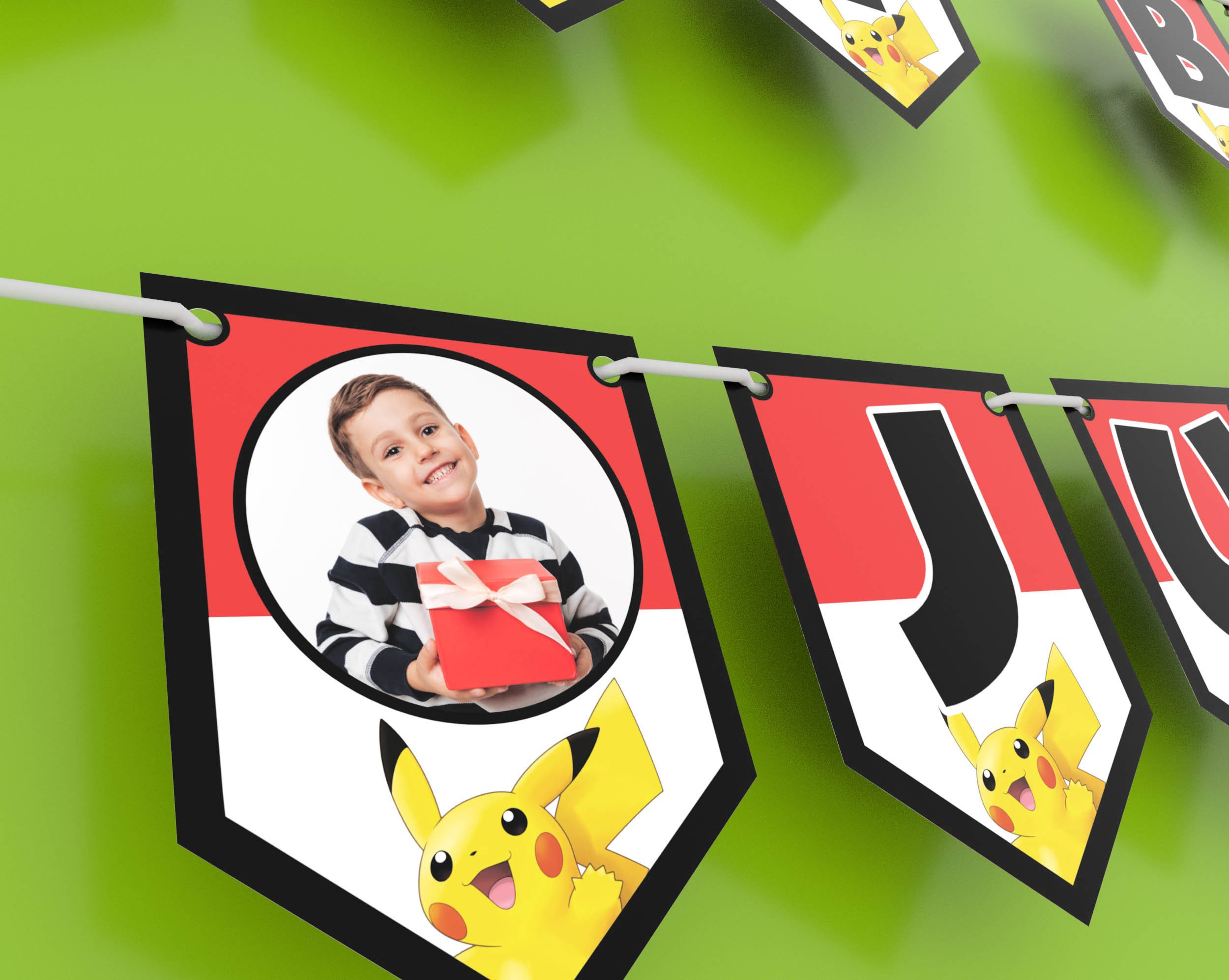 Pokemon Birthday Banner, Invitation, Kids Party Decor (digital Download ...