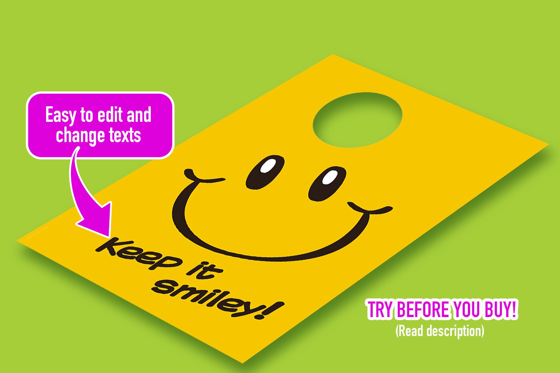 Smiley Photo Booth Frame Birthday Emoji Emoticon Template XXL ...