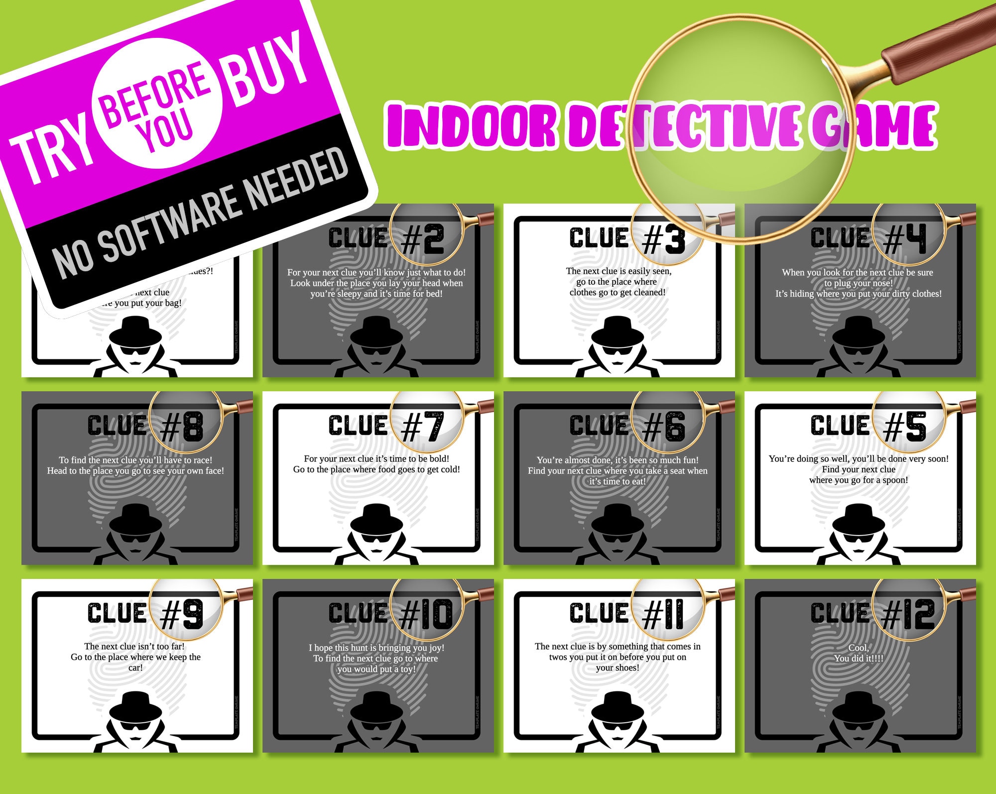 Detective Scavenger Hunt