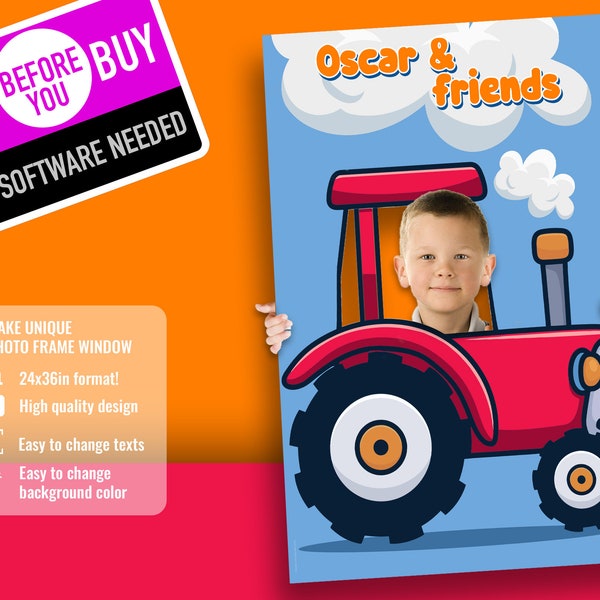 Tractor Photo Booth - Etsy