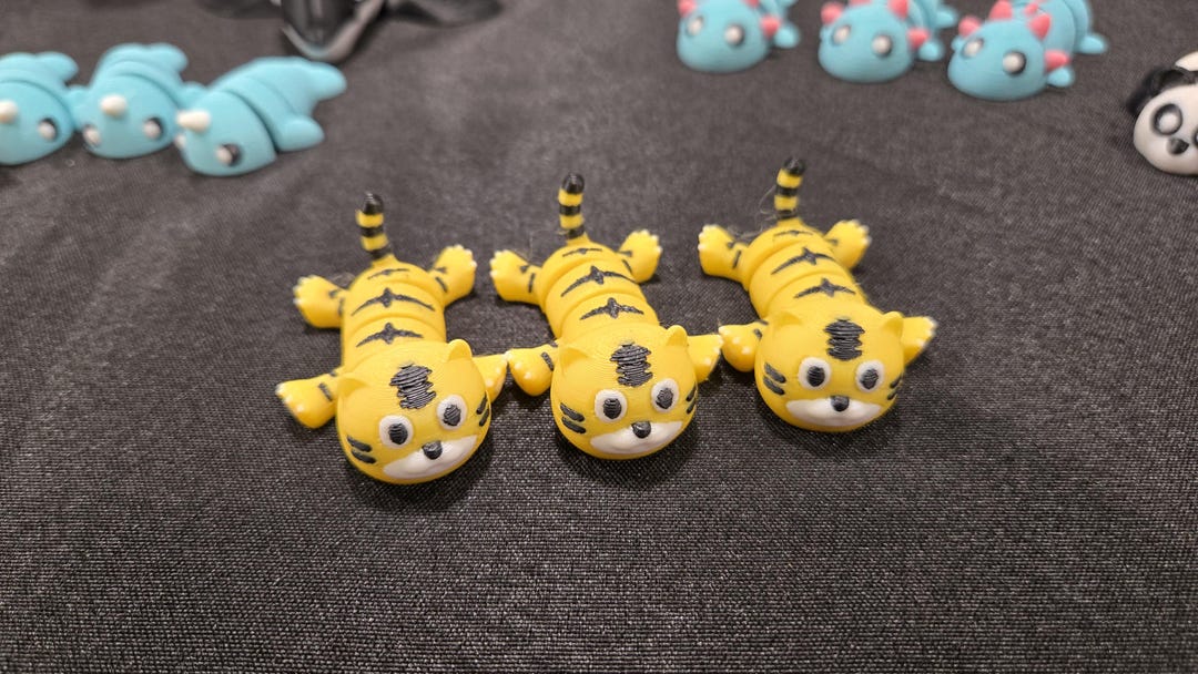 Flexible Tiger | 3D Printed Tiger | Cute Tiger | Baby Tiger | Kids Toy ...