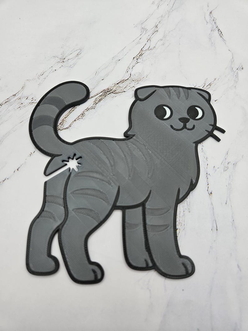 Funny Cat Butt Bread Clip: 3D Printed Reusable Bag Sealer | Scottish Fold - Etsy