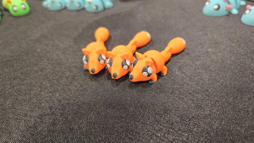 Flexible Fox | 3D Printed Fox | Cute Fox | Baby Fox | Kids Toy ...