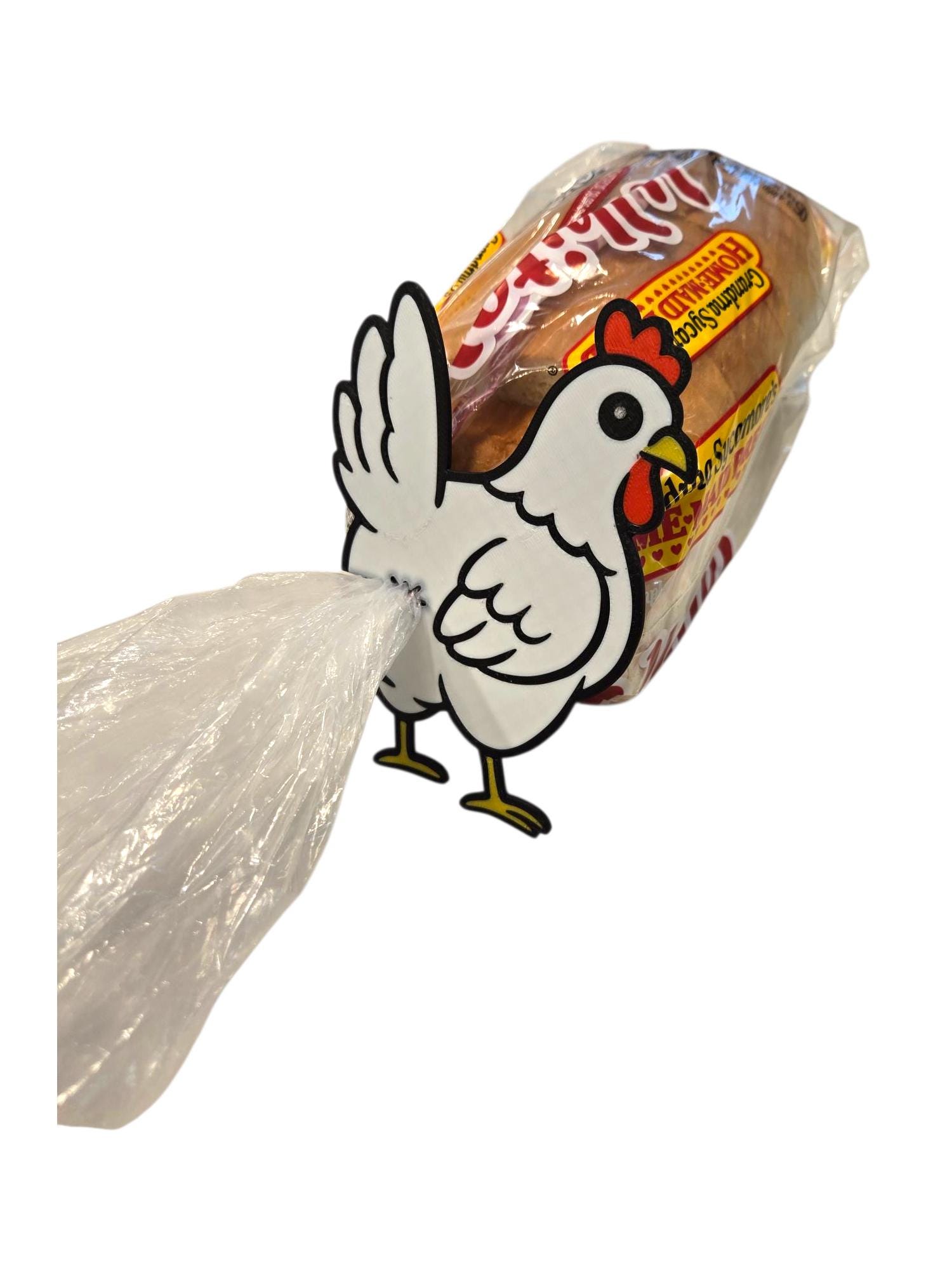 Funny Chicken Butt Bread Clip: 3D Printed Farmhouse Kitchen Accessory ...