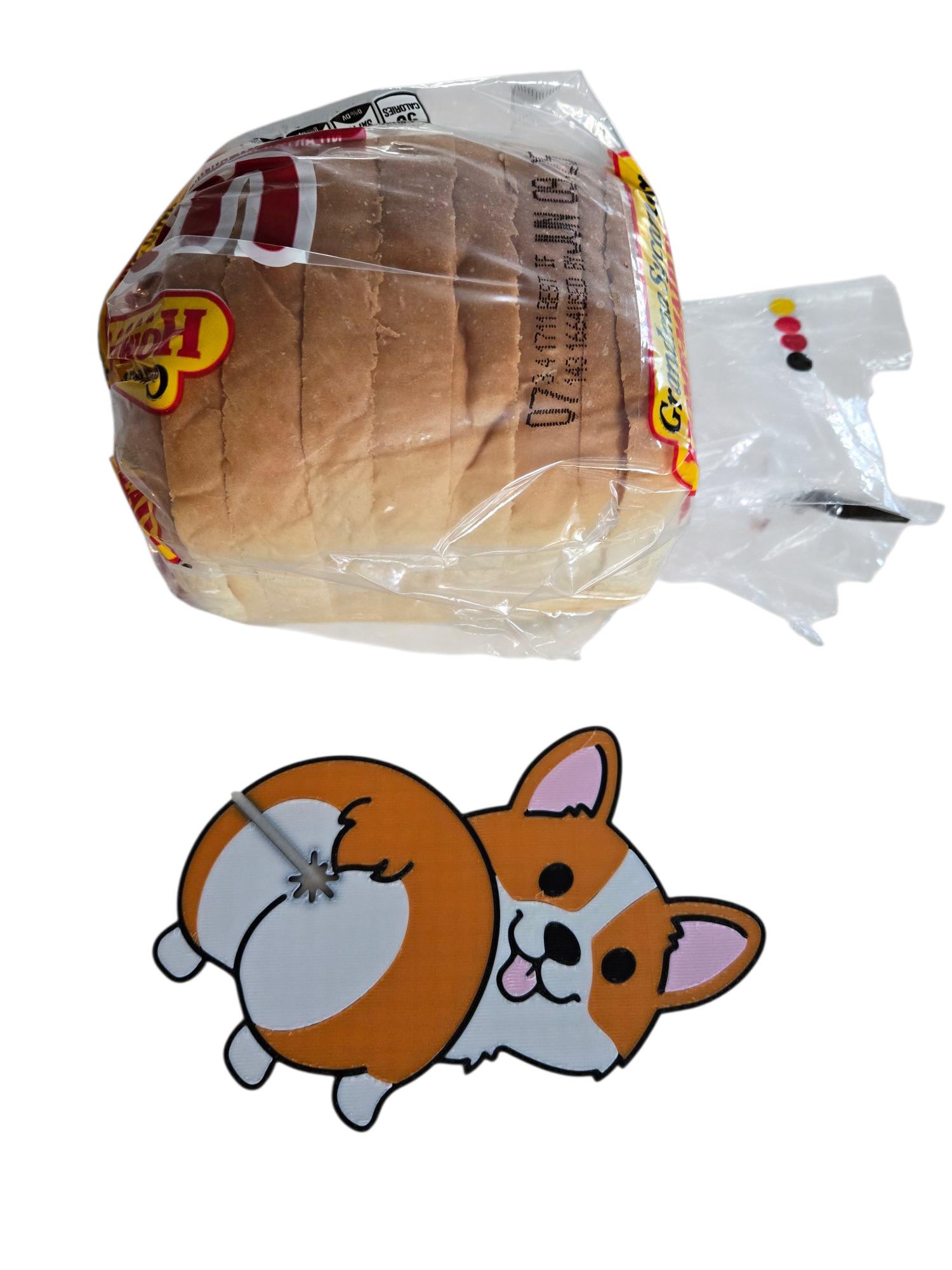 Funny Corgi Butt Bread Bag Clip – Reusable Kitchen Sealer, Dog Lover ...