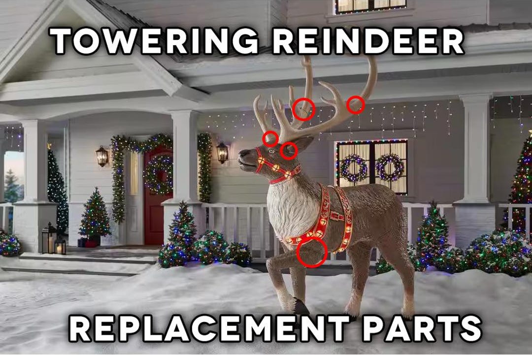 8.5 Foot Towering Reindeer: Replacement Connectors - Etsy