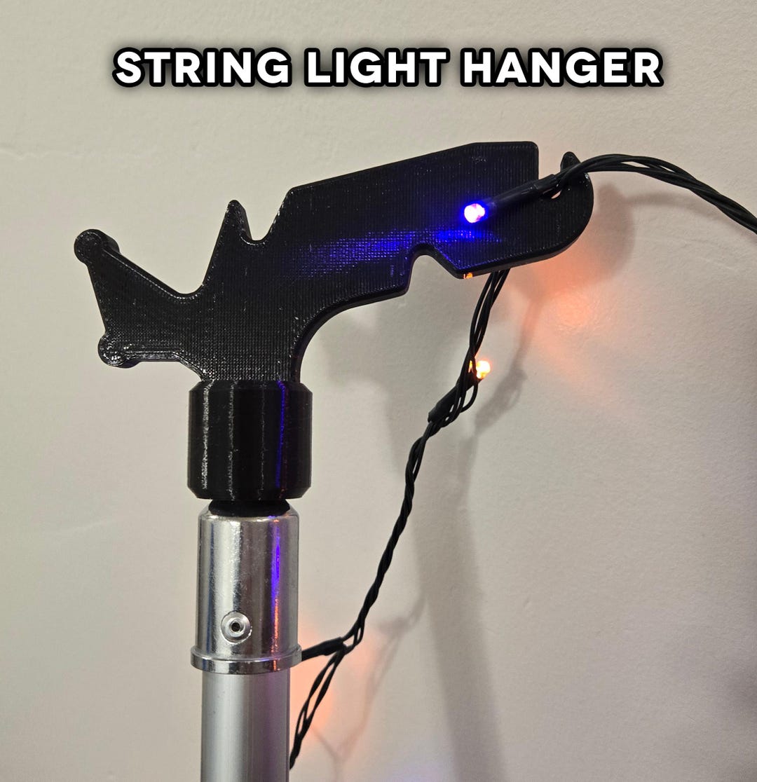 Christmas Light Hanger: Painters Pole Adapter, Telescoping Pole - Etsy