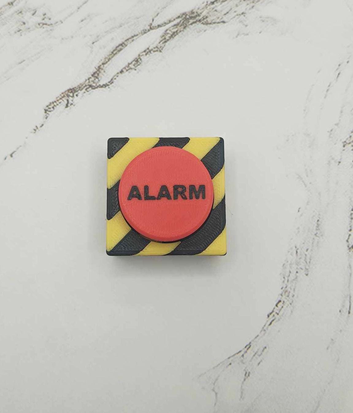 Big Red Panic Button Keychain: Stress Relief Fidget Toy - Etsy