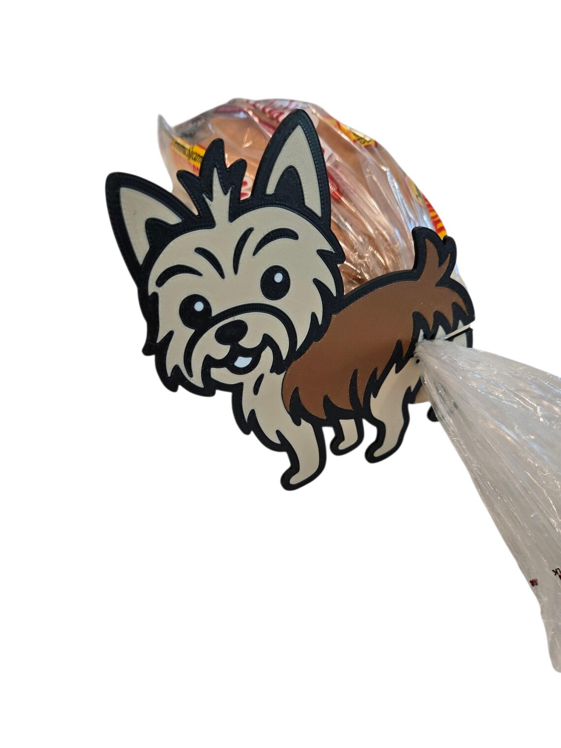3D Printed Yorkie Bread Clip: Kawaii Dog Kitchen Accessory, Snack Bag ...