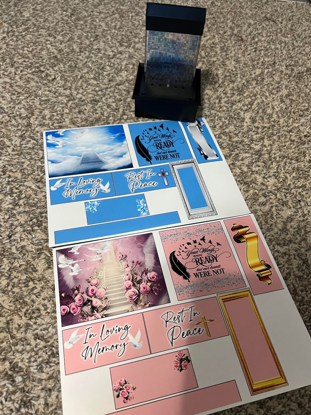 Memorial Fountain Template - Etsy