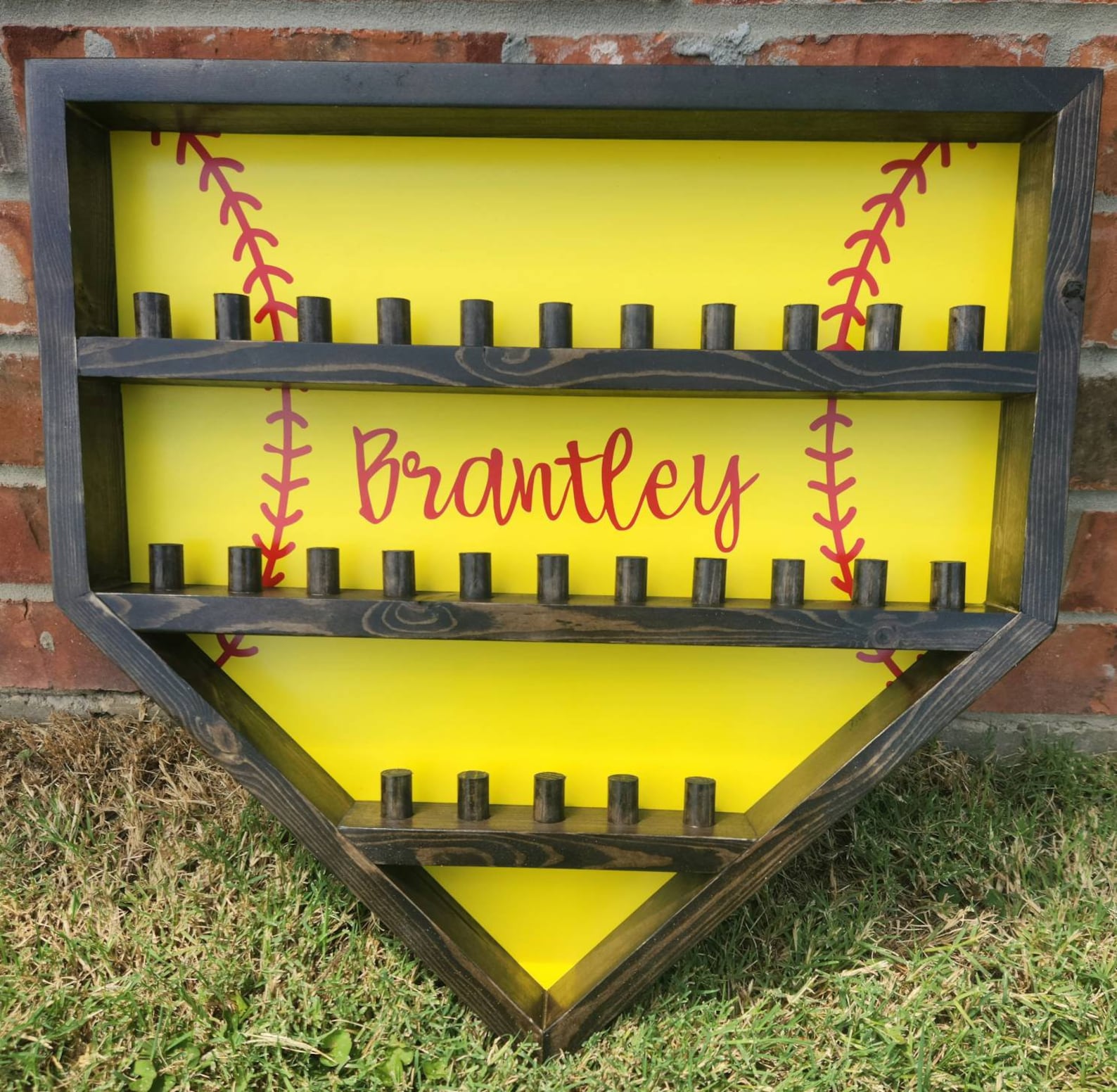 Softball Ring Display Holder Personalization - Etsy